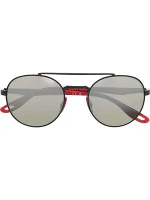 Ray-ban Round-frame Mirrored Sunglasses