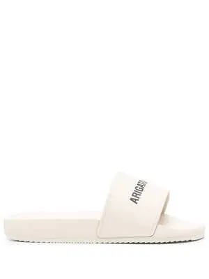Axel Arigato Logo-print Pool Slides - Neutrals