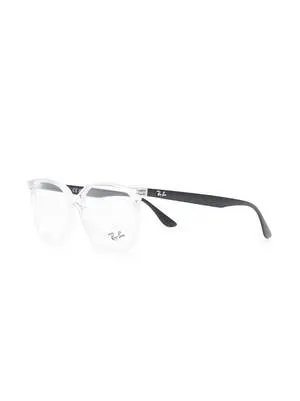 Ray-ban Square-frame Glasses - White