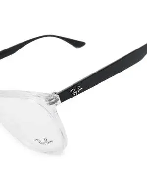 Ray-ban Square-frame Glasses - White