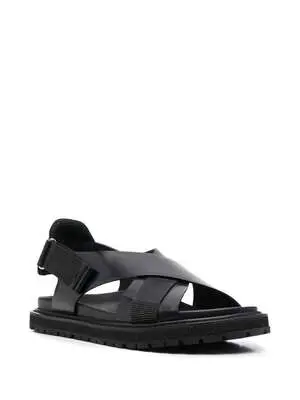 Premiata Crossover-strap Leather Sandals