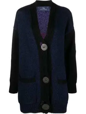 Stella McCartney Chunky Intarsia Cardigan - Green