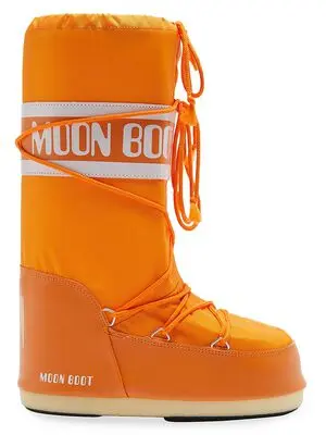 Moon Boot Icon Nylon Snow Boots Orange