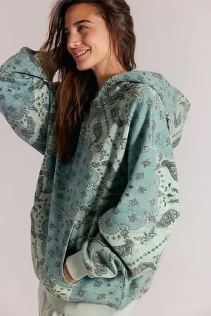Free People Printed Hoodies