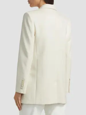 NILI LOTAN Diane Single-button Blazer - Stone