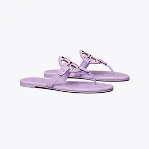 Tory Burch Tory Burch Miller Soft Patent Sandal Lavender Cloud