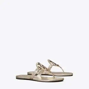 Tory Burch Tory Burch Miller Soft Metallic Sandal Spark Gold