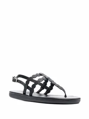 ANCIENT GREEK SANDALS Slingback Strap Sandals - Black
