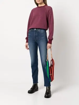 RE/DONE Stove Pipe High-rise Jeans - Blue