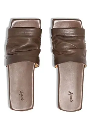 Marsèll Tavola Ruched Flat Sandals