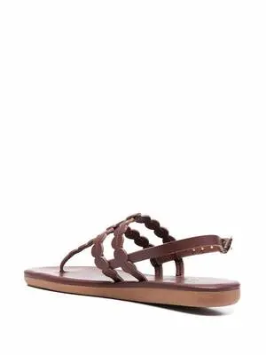 ANCIENT GREEK SANDALS Dryad Leather Sandals - Brown