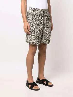 Nanushka Leopard-print Track Shorts