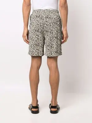 Nanushka Leopard-print Track Shorts