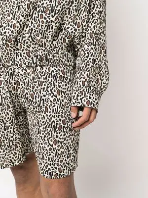 Nanushka Leopard-print Track Shorts