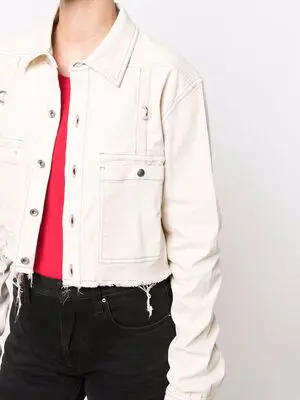 Rick Owens Cropped Denim Jacket