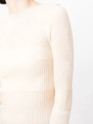 LOW CLASSIC Ribbed Knit Top - Neutrals