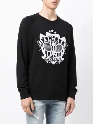 Balmain Logo-embellished Sweatshirt