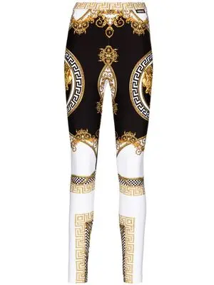 Versace La Coupe Des Dieux Leggings - Black