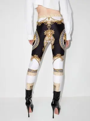 Versace La Coupe Des Dieux Leggings - Black