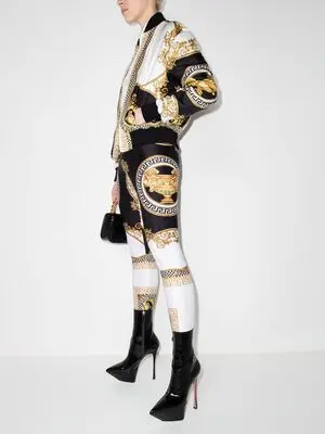 Versace La Coupe Des Dieux Leggings - Black