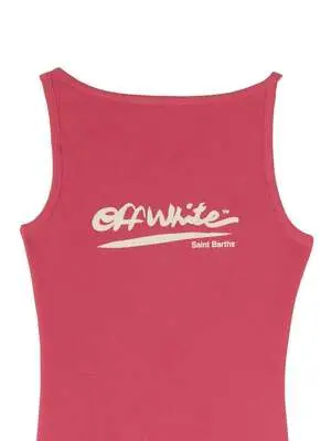 Off-White Fitted Tank Dress