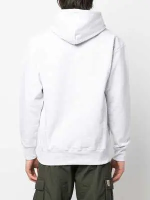 MARKET Logo-print Hoodie - Grey