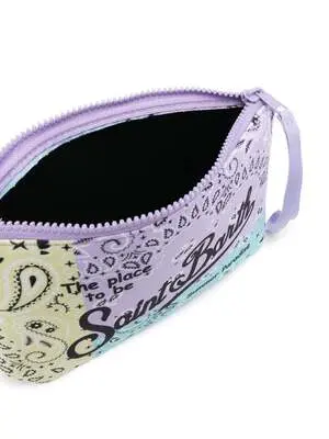 MC2 SAINT BARTH Aline Bandana-print Clutch Bag