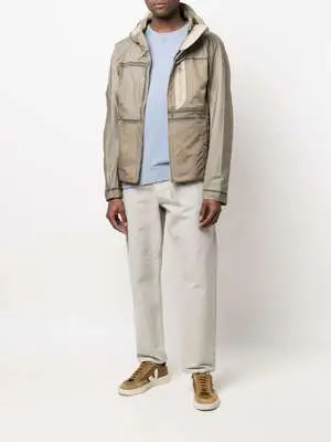 TEN C Lightweight Zip-front Jacket - Grey