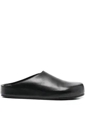 Studio Nicholson Round-toe Leather Slippers