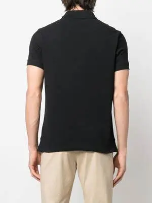 Barbour Logo Embroidered Polo Shirt - Black