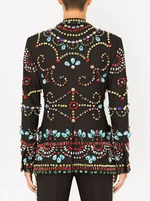 Dolce & Gabbana Embellished Sicilia-fit Double-breasted Blazer