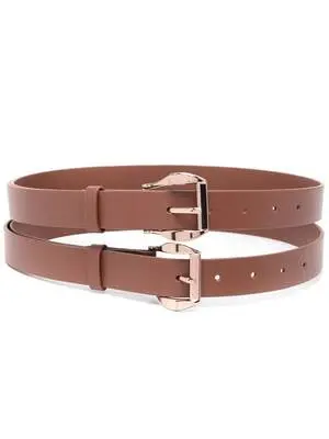Zimmermann Double Buckled Belt - Brown