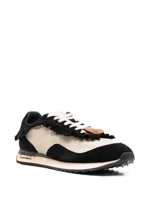 Palm Angels Fringe Low-top Sneakers - Black
