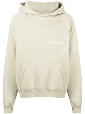 Fear Of God Logo-print Oversized Hoodie - Green