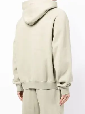 Fear Of God Logo-print Oversized Hoodie - Green