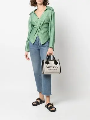 LANCEL Logo-print Tote Bag
