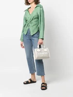LANCEL Logo-print Tote Bag