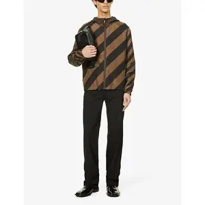 Fendi Reversible Logo-print Shell Jacket