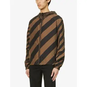 Fendi Reversible Logo-print Shell Jacket