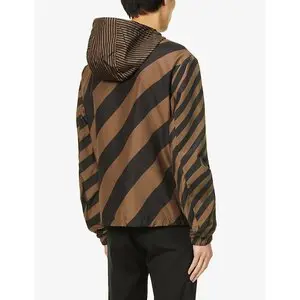 Fendi Reversible Logo-print Shell Jacket
