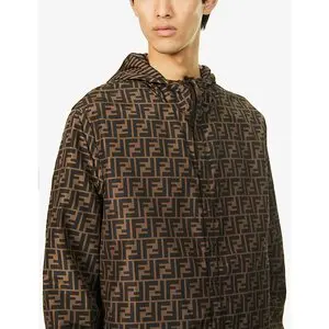 Fendi Reversible Logo-print Shell Jacket