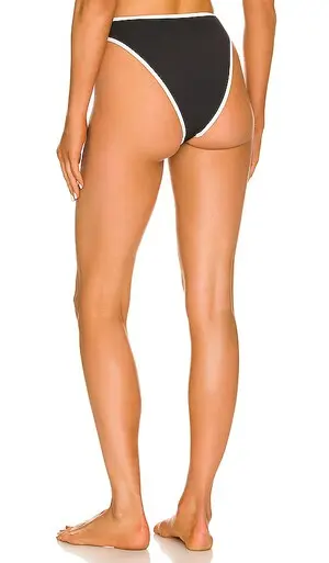 L*Space Nora Bikini Bottom - Black & Cream