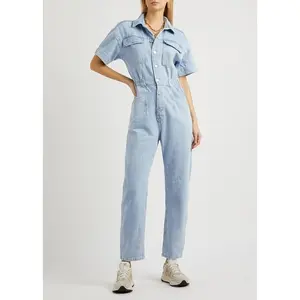 Free People Marci Denim Jumpsuit Xs