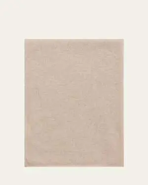 LISA YANG Solid Cashmere Scarf Sand