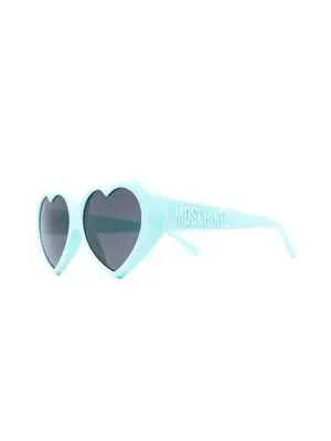 Moschino Heart-shaped Frame Sunglasses