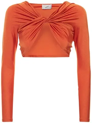 Coperni Cutout Top Orange
