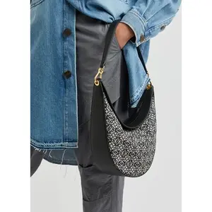 Loewe Luna Logo-jacquard Shoulder Bag