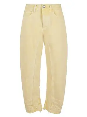 JIL SANDER Trouser Diagonal Cotton Organic Denim