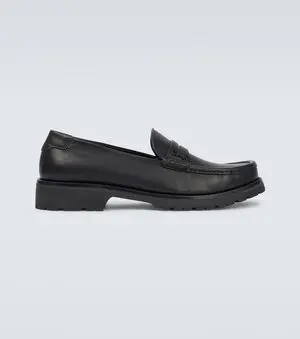 Saint Laurent Le Monogram Leather Loafers