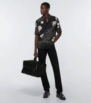 Saint Laurent Le Monogram Leather Loafers